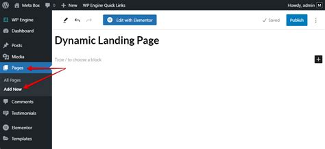 how to create dynamic landing page in wordpress p1 using meta box