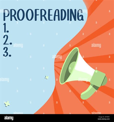 Text Showing Inspiration Proofreading Business Approach Act Of Reading And Marking Spelling