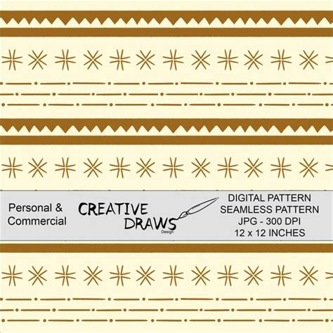 Triangle And Star Digital Seamless Pattern Repeating Pattern Etsy
