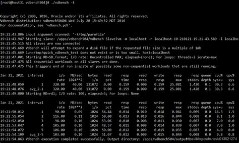 测试学习 113 vdbench工具对服务器磁盘读写性能的测试 vdbench operation create csdn博客