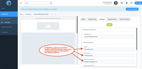 Settings Tab Really Simple Systems CRM Support