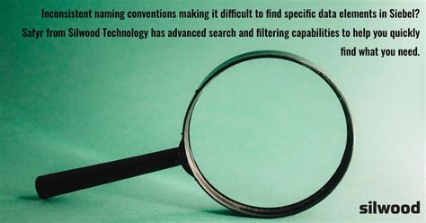 Silwood Technology Limited On Linkedin Inconsistent Naming Conventions Making It Difficult To