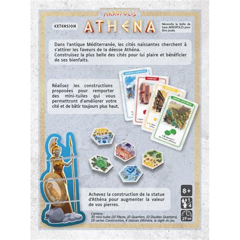 Athena Extension Akropolis Jeu De Société Gigamic