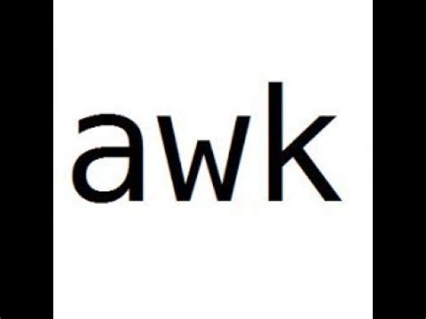 AWK Command In Linux Lession Cool Awk Tricks Simplest Way YouTube