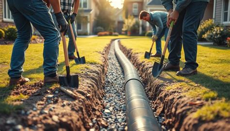 French Drain Installation And Cleaning