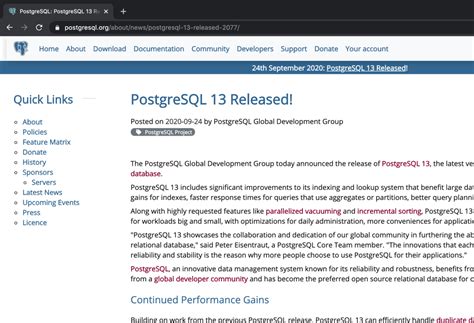 数据库 Greenplum与postgresql社区双管齐下，谁是postgresql 13 中国的头号玩家？ 全球首个开源、多云