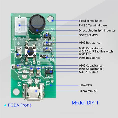 Atomizer Sheet Zj 01 Holder Type Candusb Atomizer Drive Circuit And Double Spray Humidifier