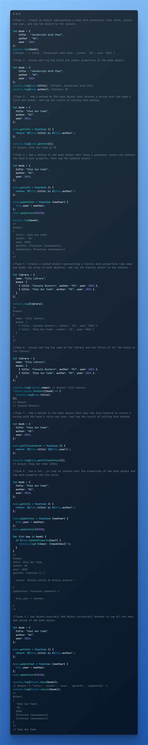 Completed Javascript Challenge With Hitesh Choudhary Arun Kumar Yadav