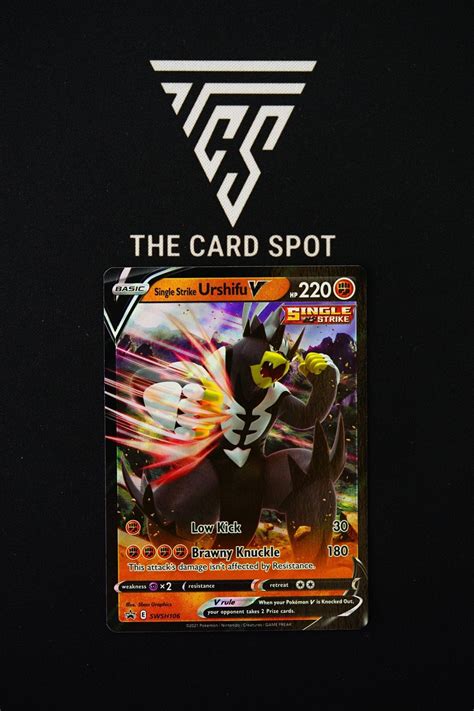 Swsh106 Single Strike Urshifu V Pokemon Tcg The Card Spot Pty Ltd