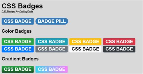 CSS Badges Everything You Need To Know Coding Dude