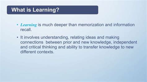 Learning Perception And Attribution Pptx Education