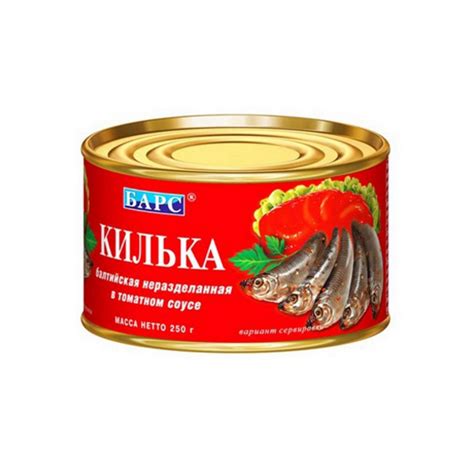 Купить килька барс балтийская в томатном соусе с ключом 250г ж/б с ...