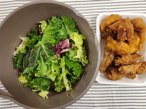 케이준치킨 샐러드 소스 만들기 치킨샐러드 만들기