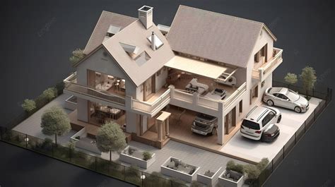 주거용 건물 프로젝트를 3d로 가상으로 표현 건축 프로젝트 엔지니어링 도면 건축가 드로잉 배경 일러스트 및 사진 무료 다운로드 Pngtree