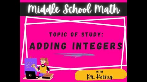 Adding Integers Youtube