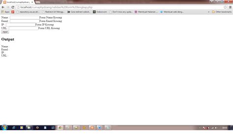 Skrip Code Php Validasi Form Lengkap Cumaphpdoang