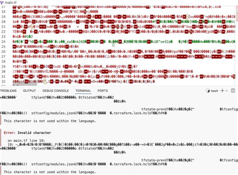 Very Strange Format Being Applied Terraform Hashicorp Discuss