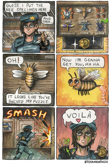 Rhiannon Kagoe Jill Valentine Sparx Spyro Volcarona Nintendo Pokemon Resident Evil