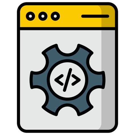 Code Optimisation Generic Outline Color Icon