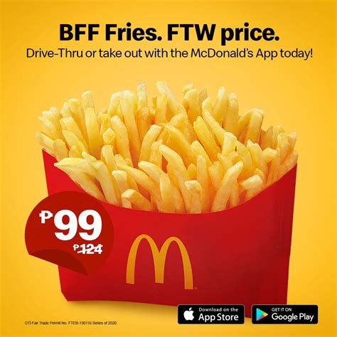 Small Fries Mcdonalds Price Philippines At Albert Preble Blog
