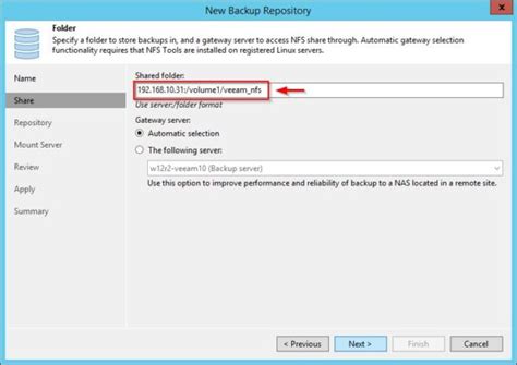 Veeam 10 Sneak Peek Setup An NFS Repository Nolabnoparty
