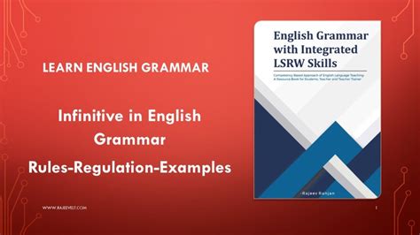 Infinitive Rules Sentences Types Examples In English Grammar School Education Solutions