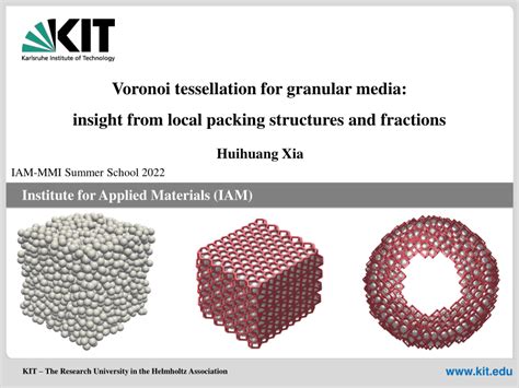 Pdf Voronoi Tessellation For Granular Media Insight From Local Packing Structures And Fractions