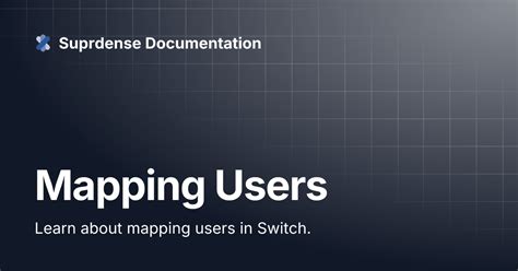 Mapping Users Suprdense Documentation