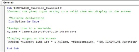 Vba Timevalue How To Use Time Value Function In Excel Vba