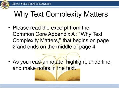 PPT Text Complexity English Language Arts Common Core State Standards PowerPoint Presentation