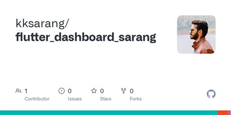 Github Kksarangflutterdashboardsarang