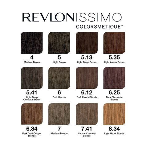 Revlon Professional Hair Color Chart