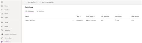 Step By Step Use Dataflows To Import Data From Excel File To