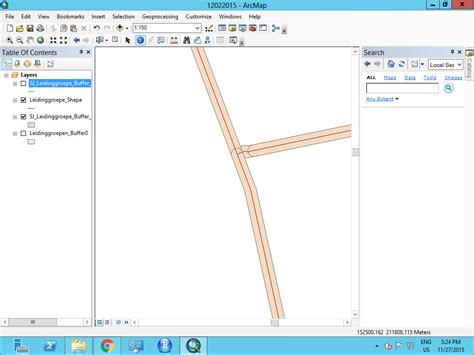 Arcgis Desktop Identifying ID Of Adjacent Pipelines Geographic Information Systems Stack