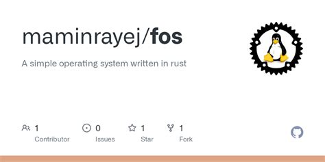GitHub Maminrayej Fos A Simple Operating System Written In Rust