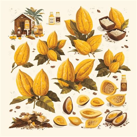 premium vector malaysian cocoa patterns with traditional elements