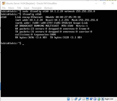 Tutorial Konfigurasi IP Temporer IP Permanent Dan Interface Virtual