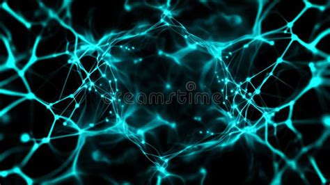 Futuristic Glowing Data Cables Network Background Abstract Digital Network Glowing Lines