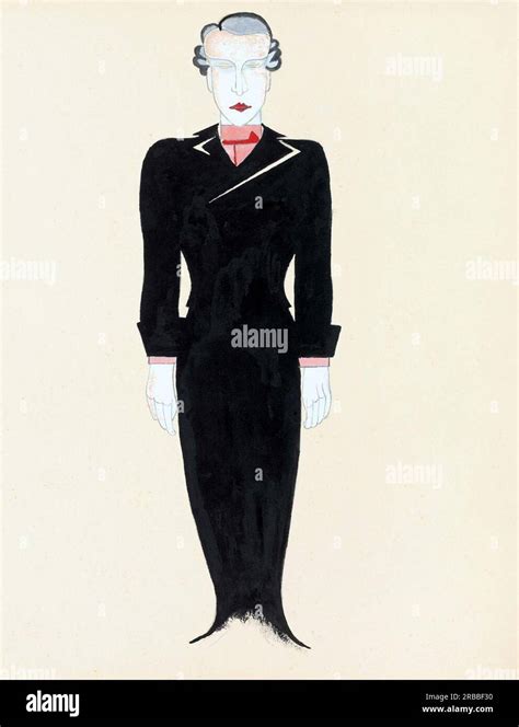 Costume Design For Tales Of Hoffmann 1929 By Laszlo Moholy Nagy Stock