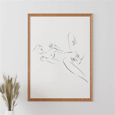 Sex Line Art Etsy