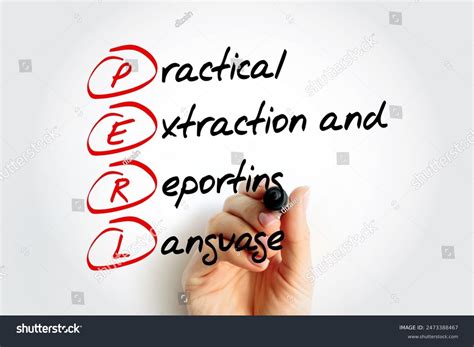 Perl Practical Extraction Reporting Language Family Stock Photo Shutterstock