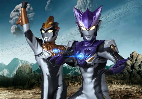 Ultraman Rosso Wind And Ultraman Blu Ground Edit By Projectpoku On