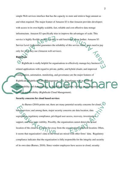 Case Study Cloud Computing Research Paper Example Topics And Well Written Essays 750 Words