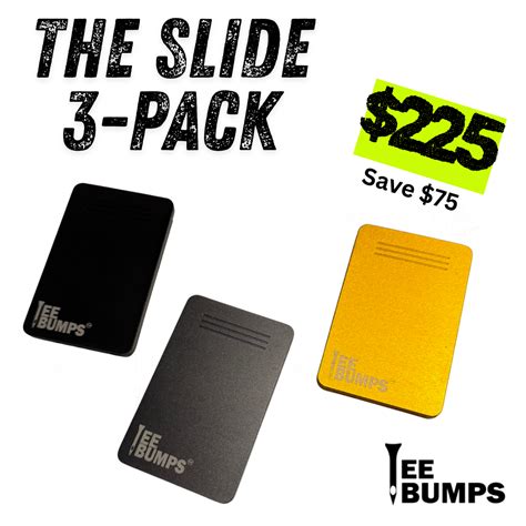 Tee Bumps Slide 3 Pack Teebumps