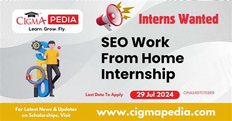 Seo Work From Home Internship By Ai Enabled Crm For Real Estate 2024 How To Apply For