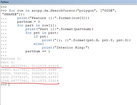 Geometry Updating Z Coordinates Of Points In Polygons With Arcpy Geographic Information