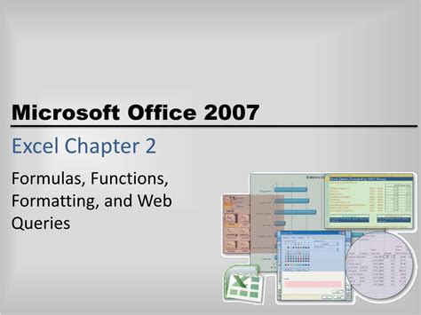 PPT Excel Chapter 2 PowerPoint Presentation Free Download ID 5775325