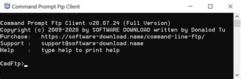 Command Prompt Ftp Client Download Review