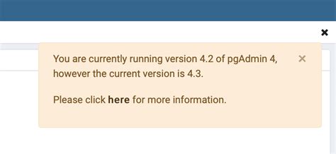 Is It Possible To Disable New Version Checking In PgAdmin Database Administrators Stack