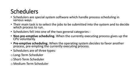 Lecture 4 Process Cpu Scheduling Pptx